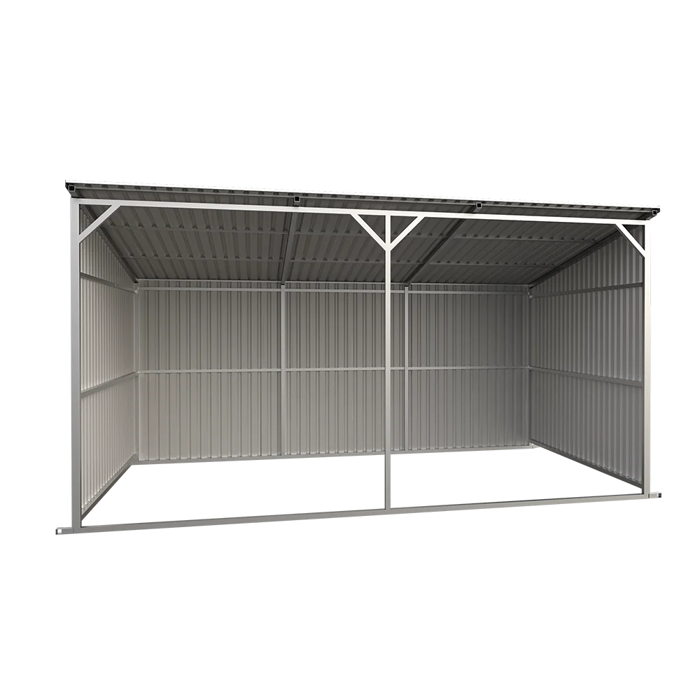 Ls1912-h317 Easy Assembly Steel Structure For Cows Stalls With Stall ...