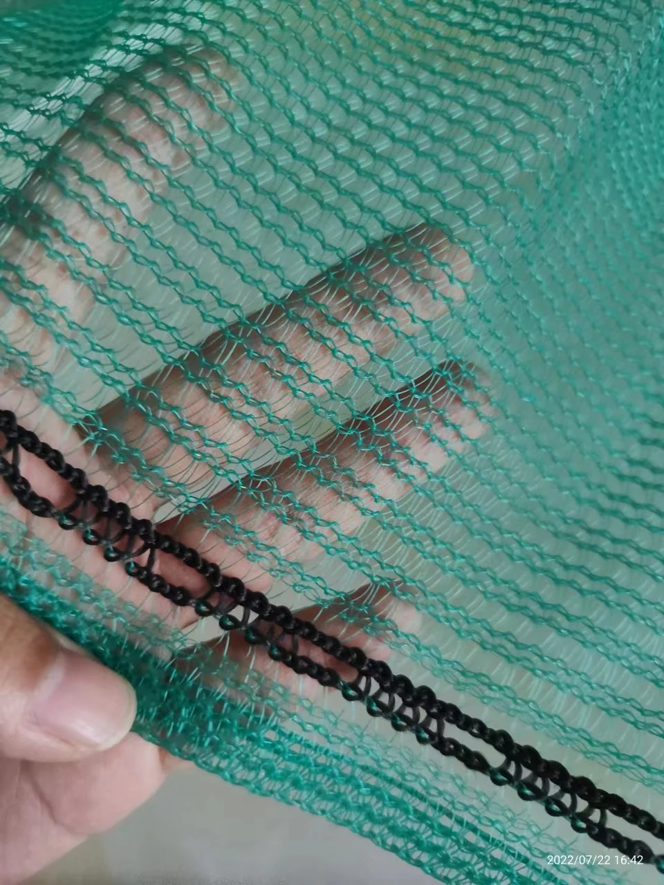 WOVEN EYELET 80gsm Tape Net for Agriculture Greenhouse Fencing