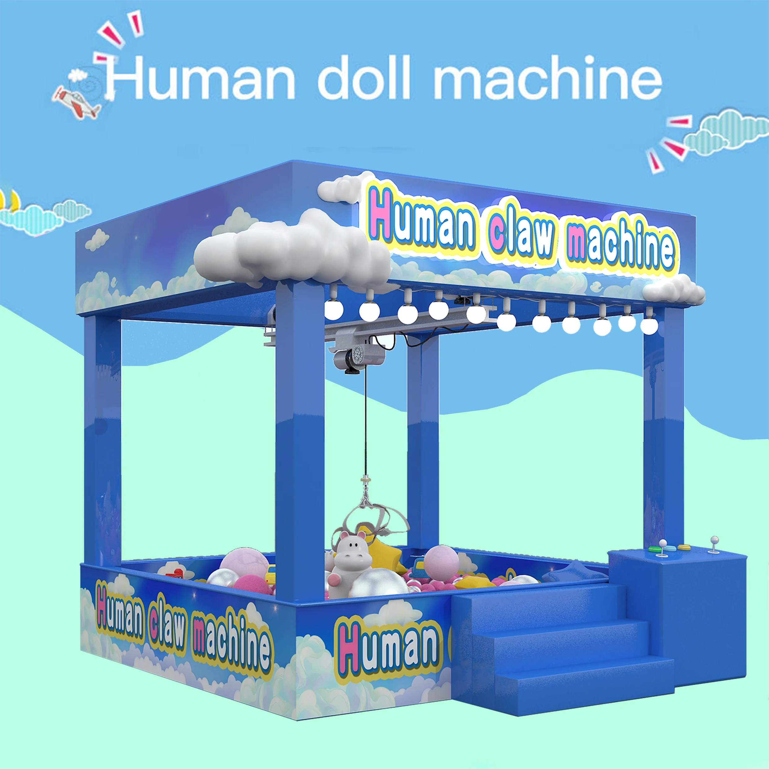 Neofuns Human Claw Machine - Ultimate Arcade Fun