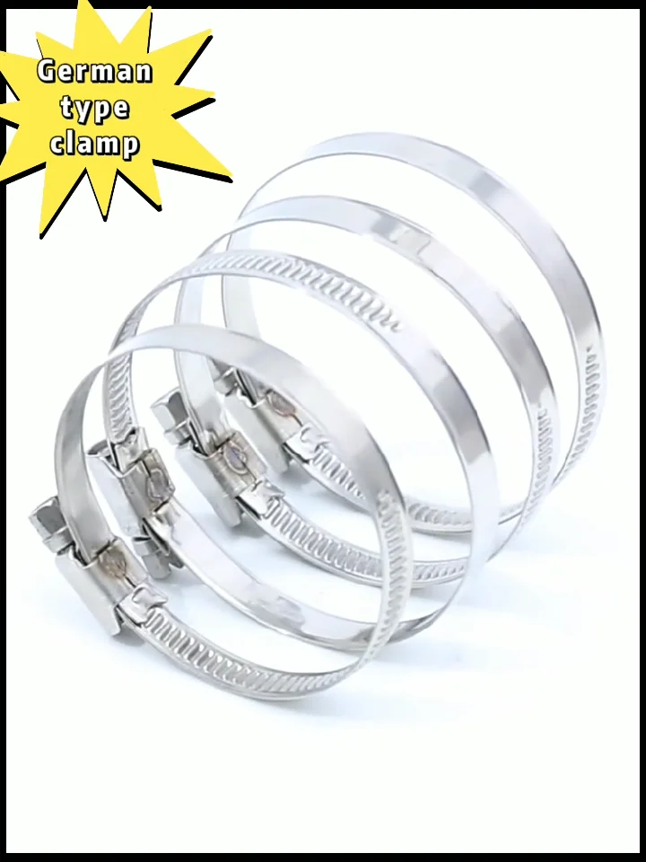 Different Type High Strength Steel Hose Clamp Pipe Clamps Stainless ...