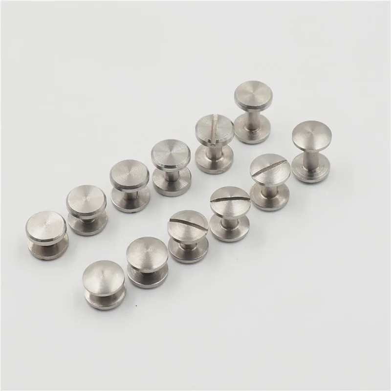 Book Binding Post Screws in Stainless Steel & Brass - M3, M4, 6-32, 8 ...