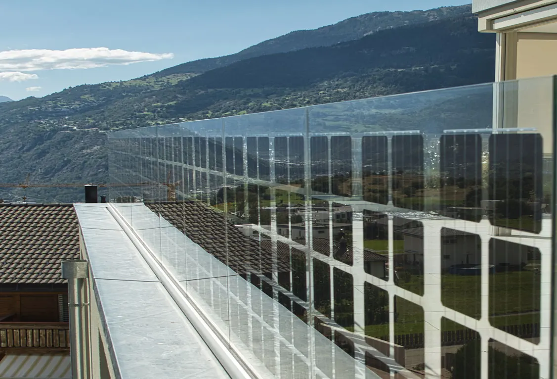 220w Semi Transparent Glass Solar Panel For Bipv Green House ...