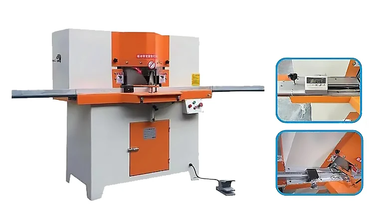 Aluminium Or Wood Photo Frame Cutting Machine 45 Degrees Double Miter ...