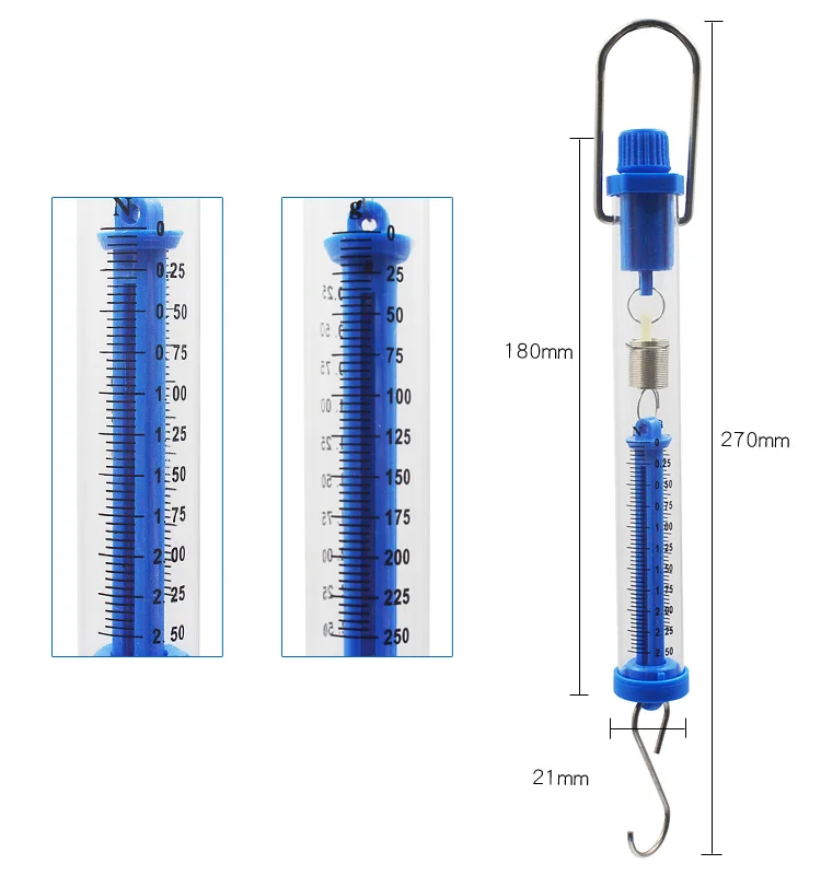 Dinamometro Con Molla - Transparent Cylinder Spring Ergometer