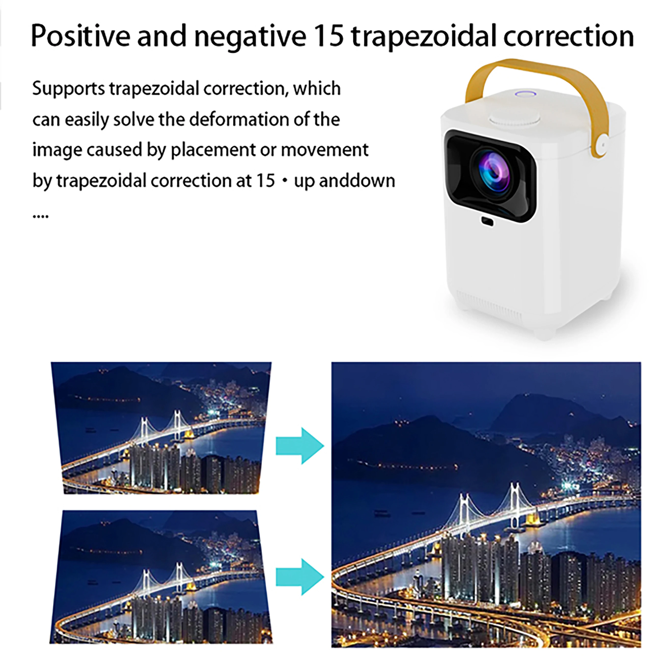 4k 1080p Supported Full Hd Projector 150 Ansi Lumens Portable Lcd Home ...