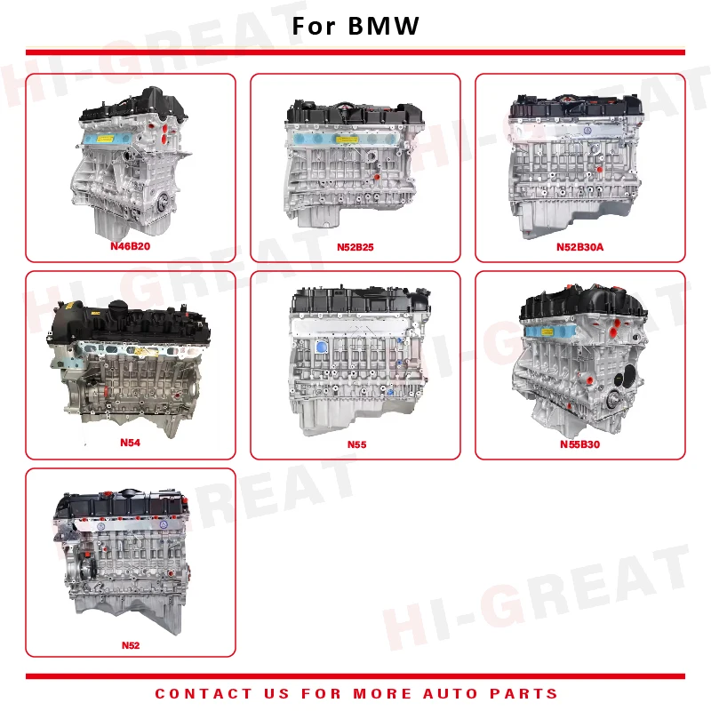 3.0L N54 Engine Long Block N54B30 Engine Assembly for BMW 335i XDrive ...
