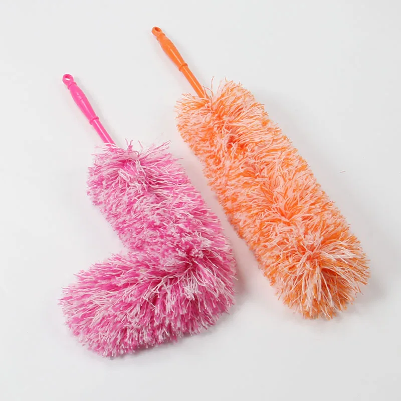 Custom Color Korean Style Handle Bendable Head Feather Duster Cleaning ...