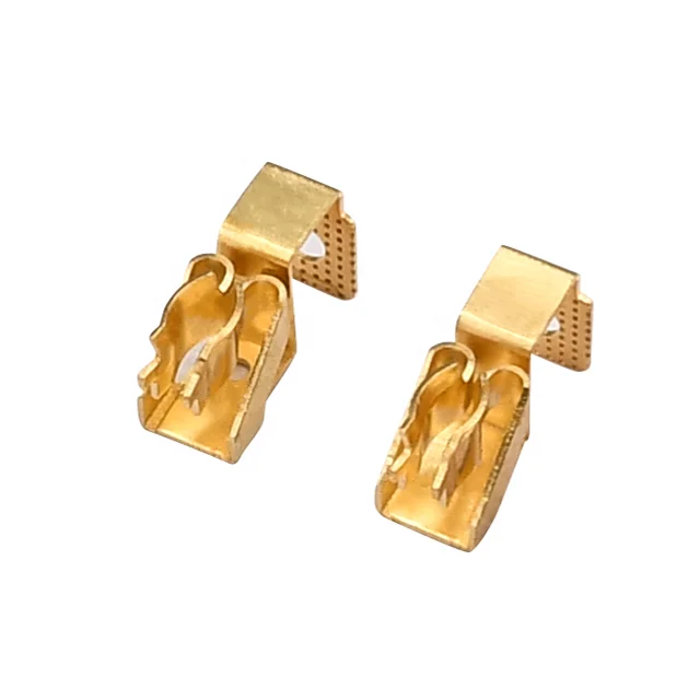 Customized 2 Pin Electrical Switch Socket Brass Copper Pin Parts