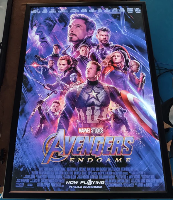 A3 A4 Movie Posters Snap Frame Light Box Aluminum Snap Clip Frame ...