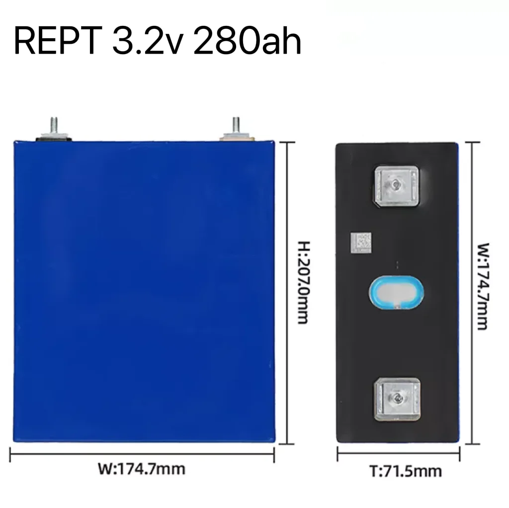 Pin Lifepo4 280ah 3.2v Hoàn Toàn Mới Chu Kỳ Sâu Tế Bào Lifepo4 Loại A ...