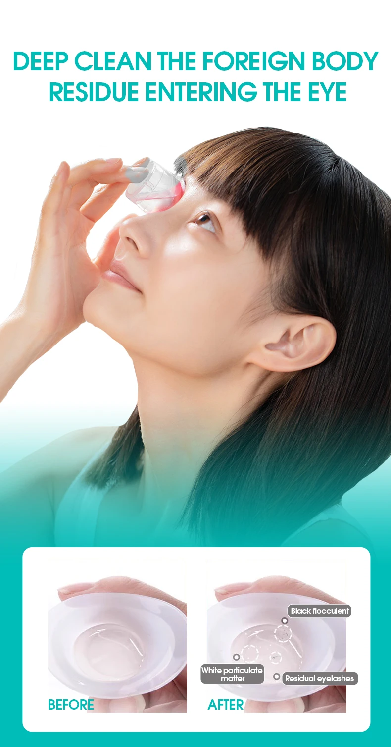 Eye Wash Solution 15ml,Portable Disposable Eyewash Liquid Cup,Clean And ...