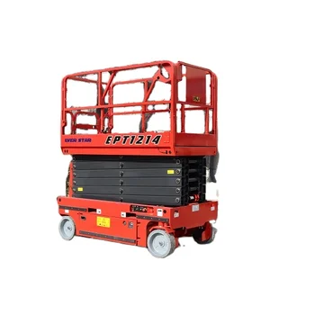 Electric Man Lift 4-18m Telescopic Boom Lift 10m 12m 14m Scissor Lift ...