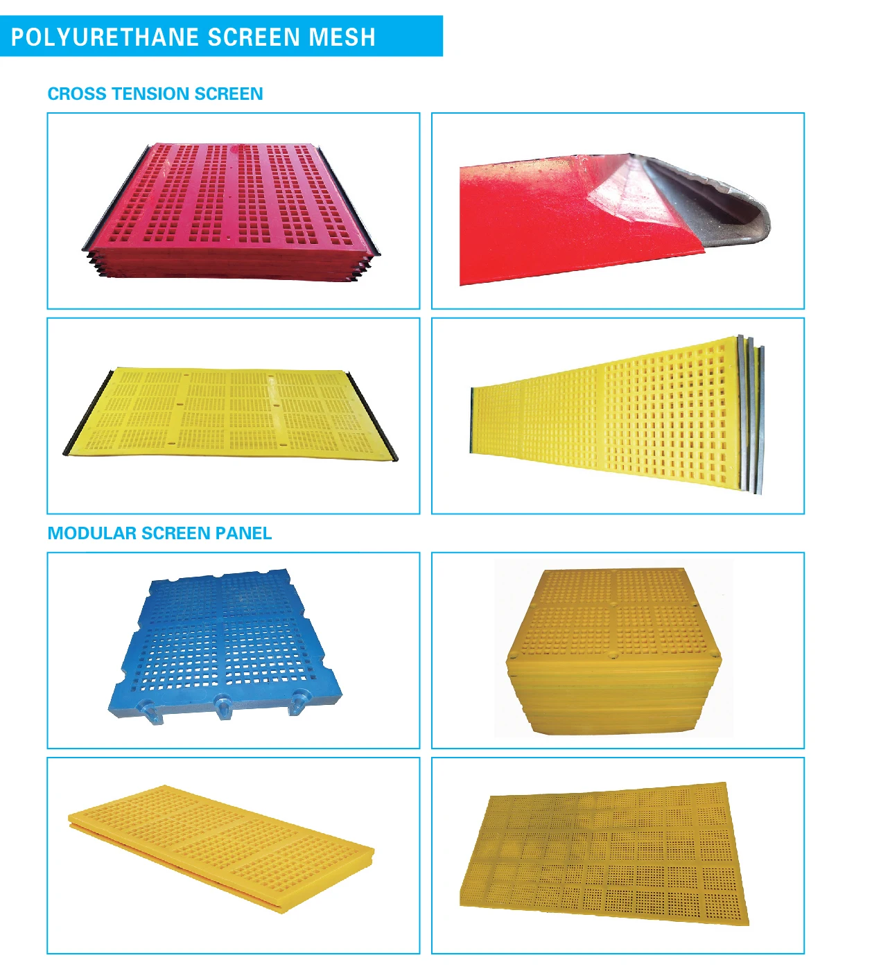 KOSIN Polyurethane Rubber Vibrating Screen Stringer Bar