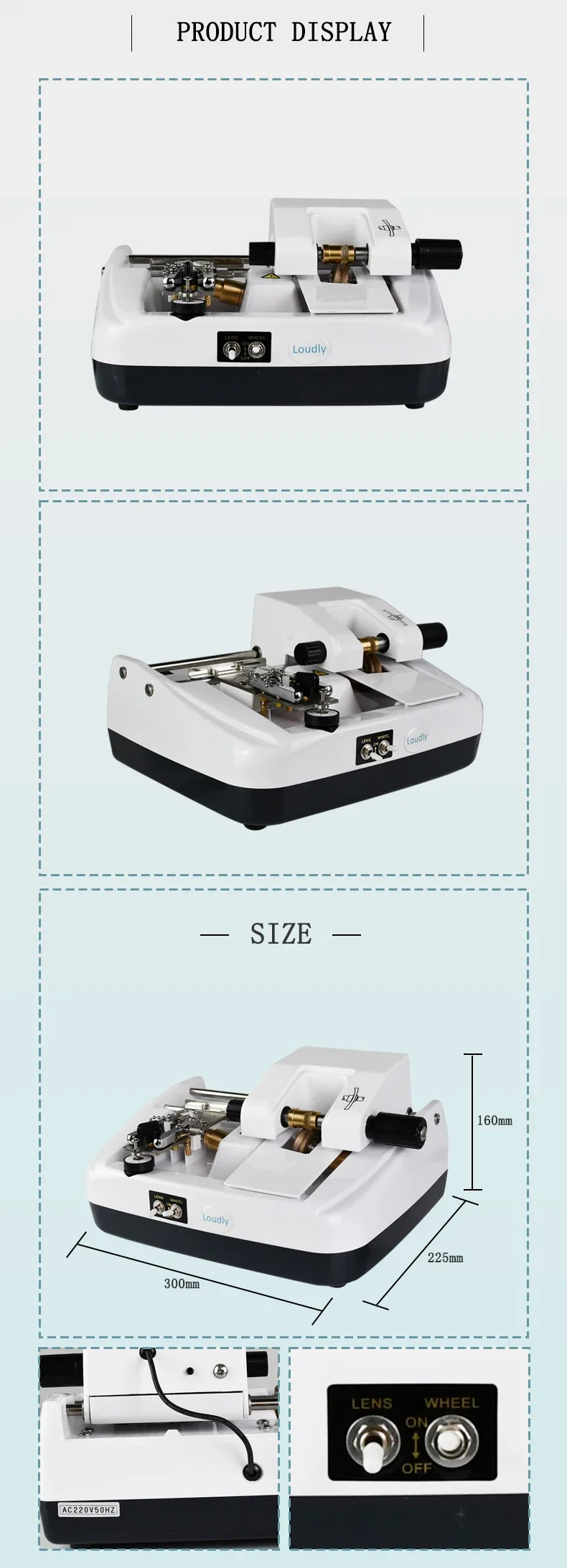 Optical Instrument Lens Groover and Chamfering Machine GM-250B