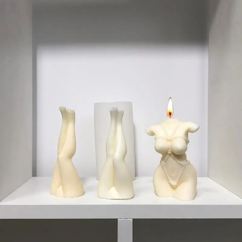 3D Rope Binding Sexy Woman Body Resin Mold - Candle Molds