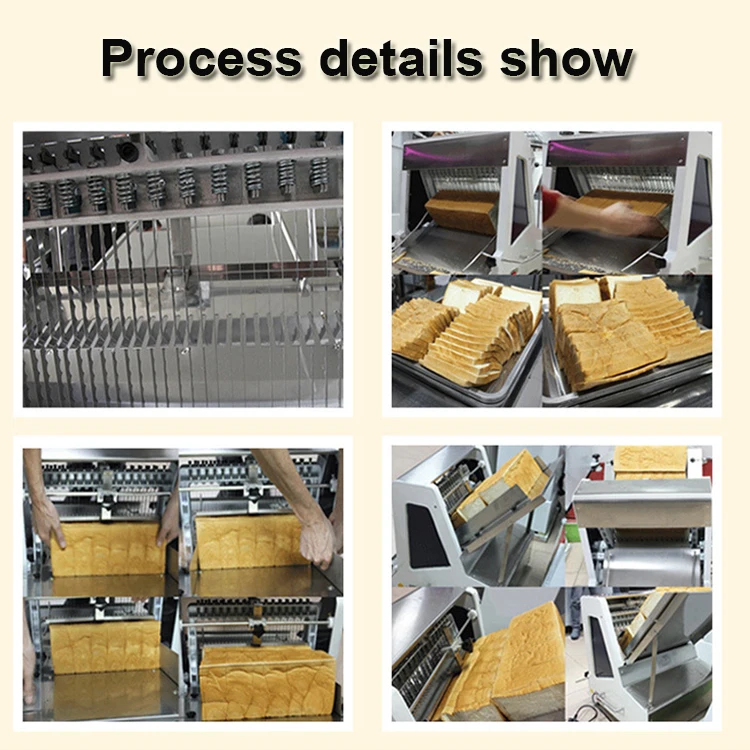 Hot Sale Automatic Electric High Quality Bread Slicer Machine Commercial Use Toaster Bread ...