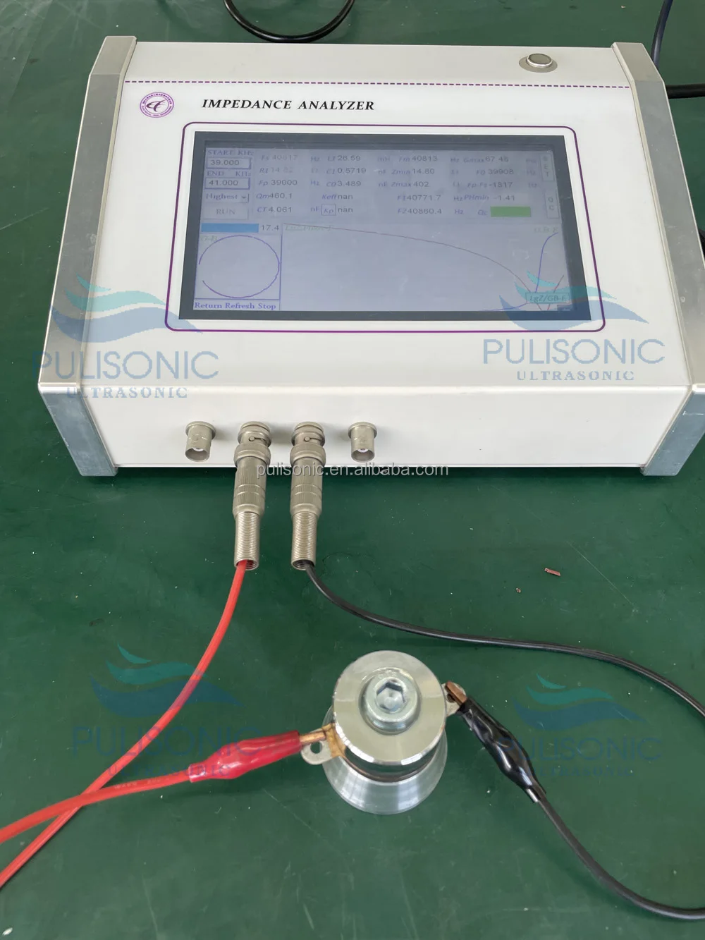 Portable Ultrasonic Impedance Analyzer with Frequency Scanning 1Khz to ...