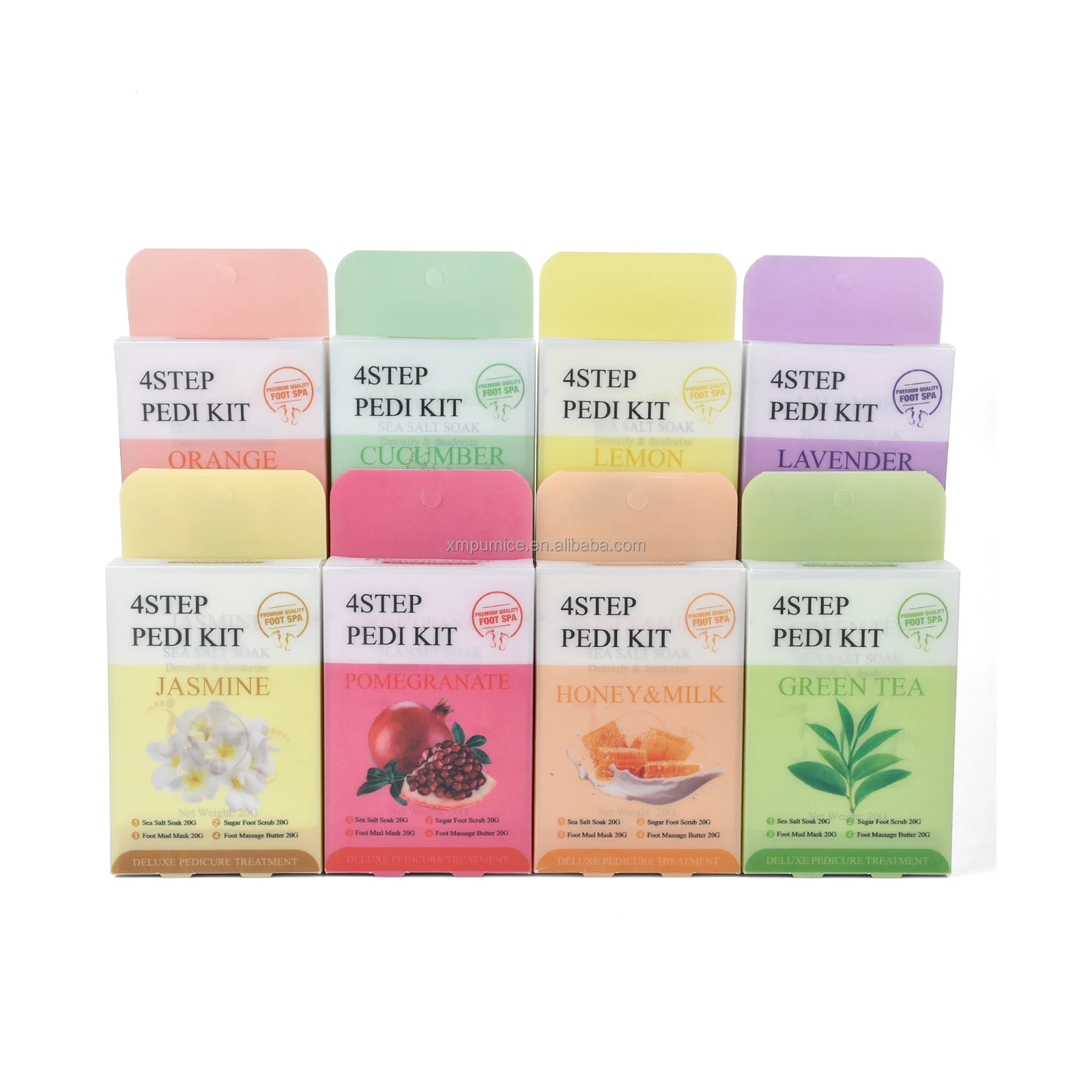 Foot Soak 4 Step System Jelly Spa Pedicure And Scrub Foot Spa Soaker ...