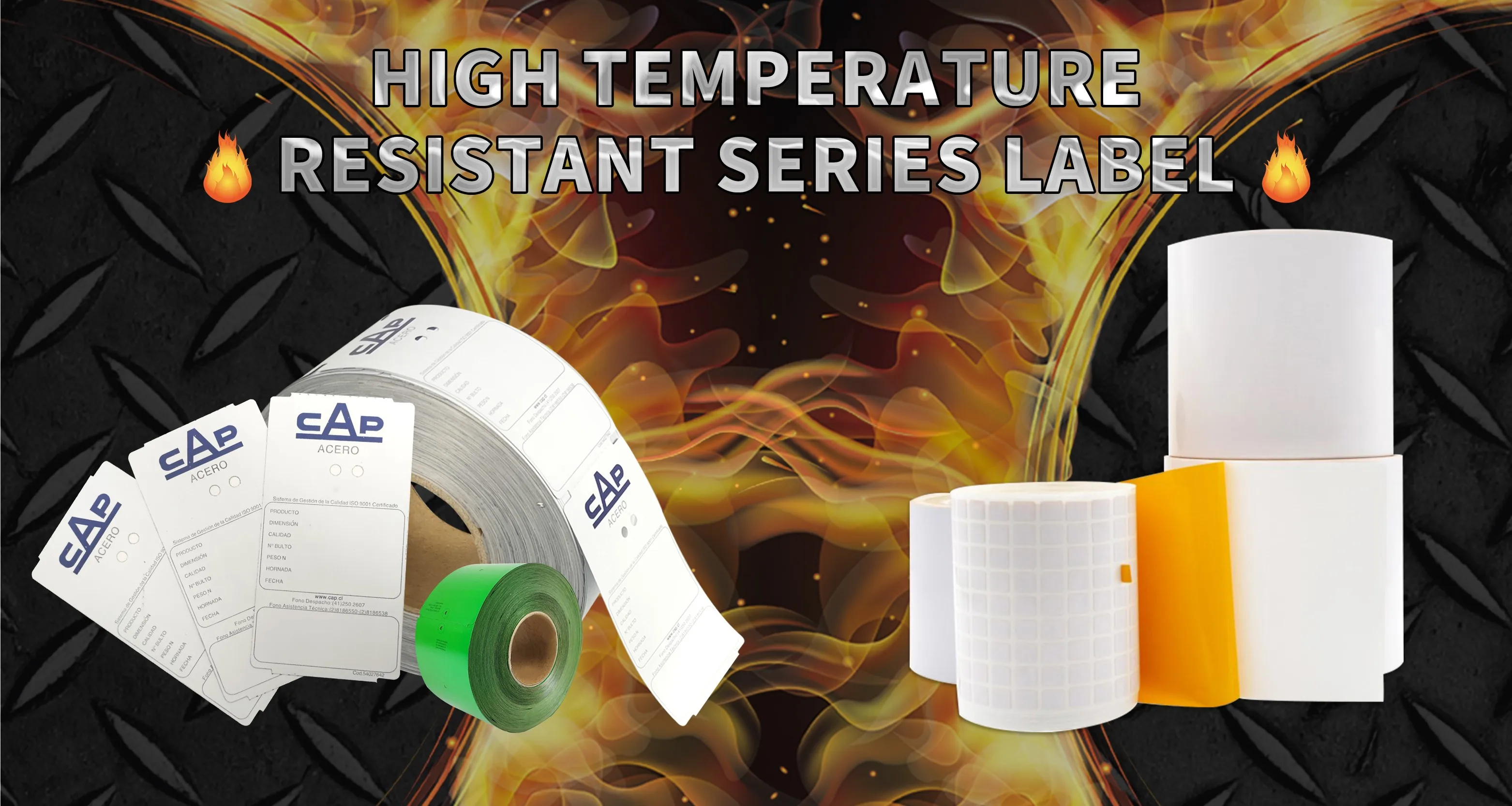 High Temperature Labels Matte White Labeling, Adhesive PCB Label QR ...