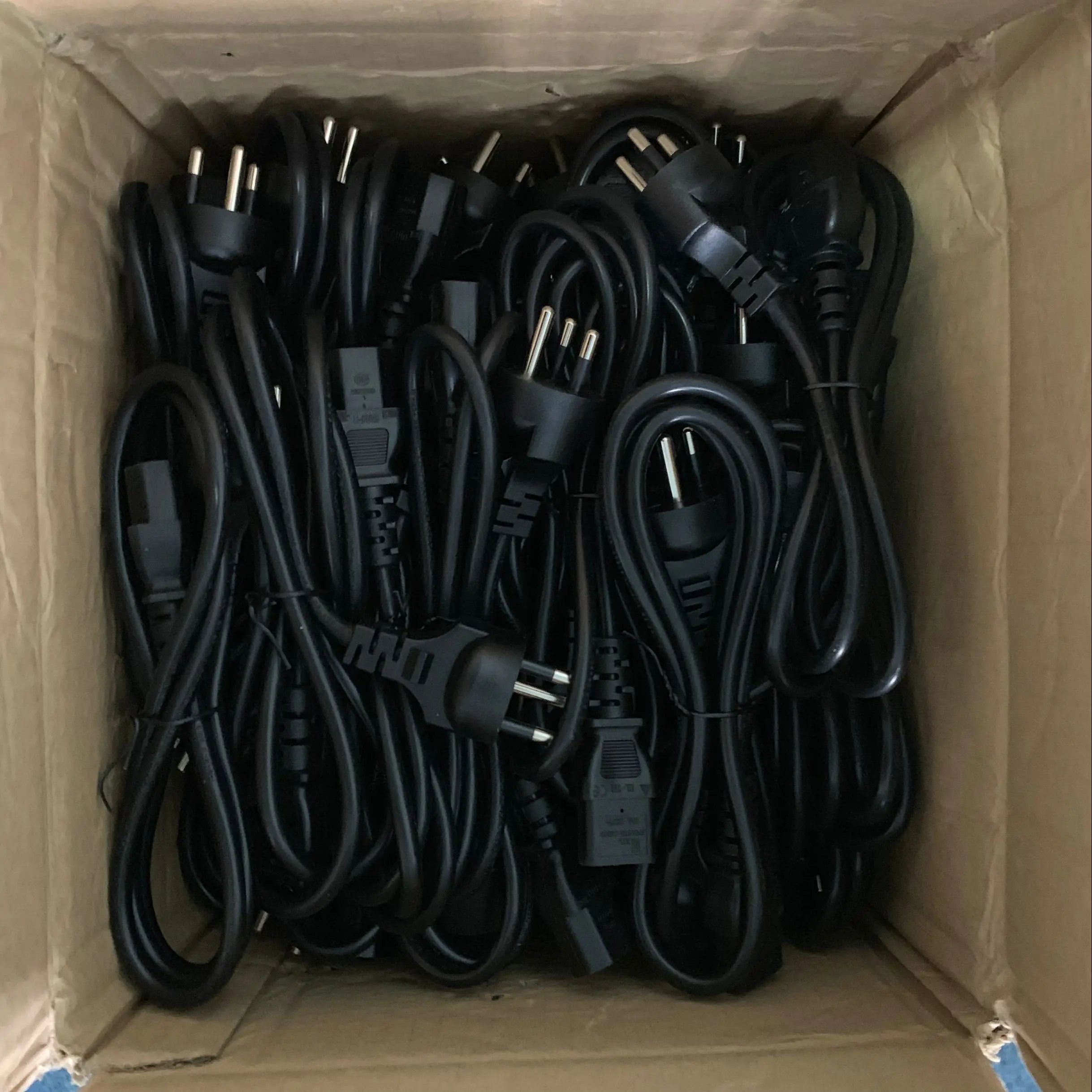 1m Black Tis 250v 2.5a Thailand Power Cord Ho3vvh2-f 2x0.75mm2 - Buy ...