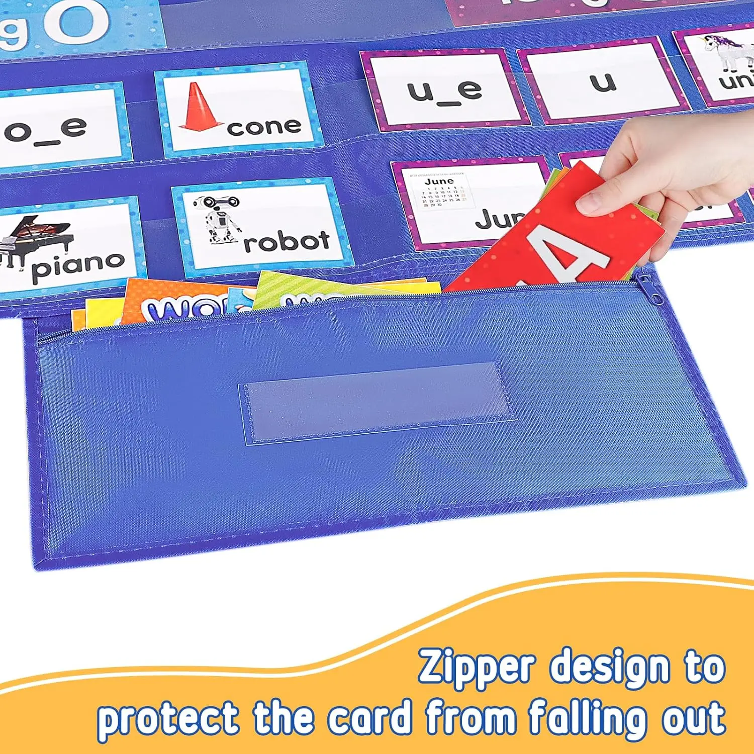 Standard Pocket Chart for Classroom Wall Hanging Educational Resources ...