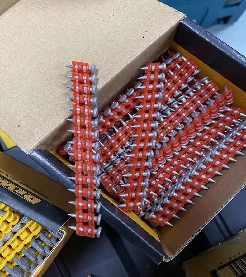 Dcn890 Nailer Angled Gas Concrete Nails With Mechanical Galvanized ...