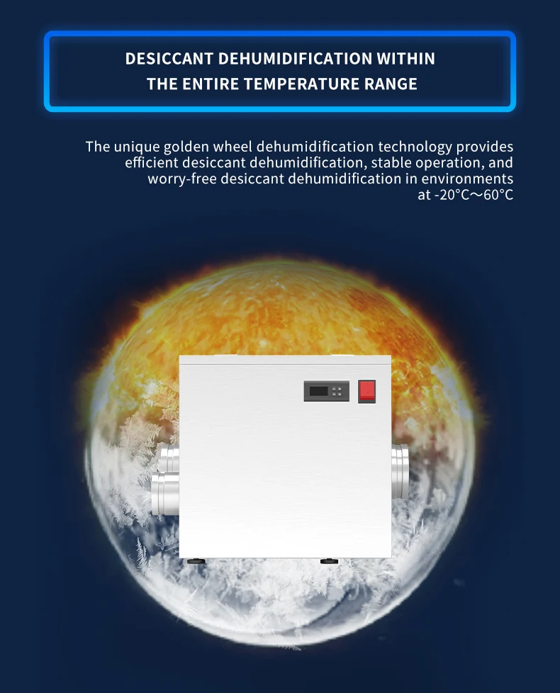 Josem E2 Desiccant Rotary Wheel Dehumidifier Adsorption Industrial ...
