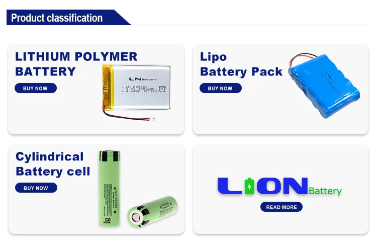 LN Battery - High Capacity 3.6V/3.7V 5000mah Lithium Ion