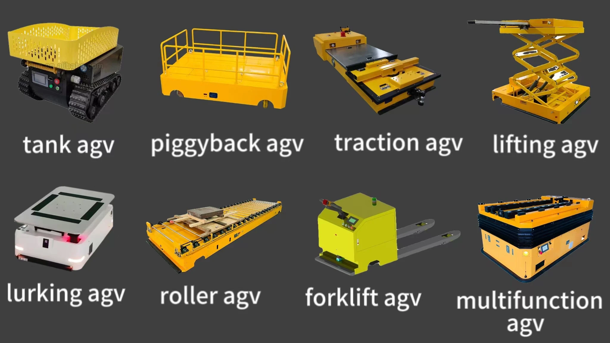 Zhlun Automatic Guided Agv Robot With Non Standard Customization According To Working Conditions