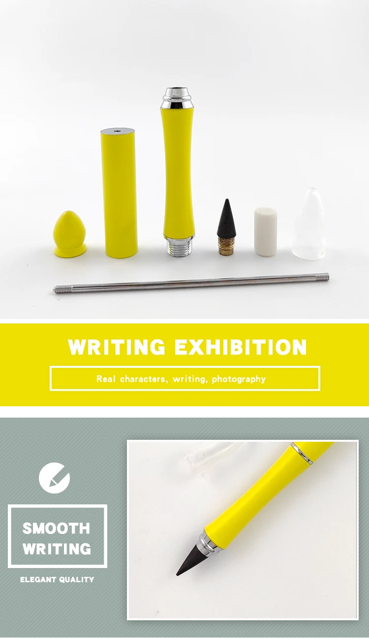 2024 Sustainable Metal Pencils - DIY Beadable Infinity Pens