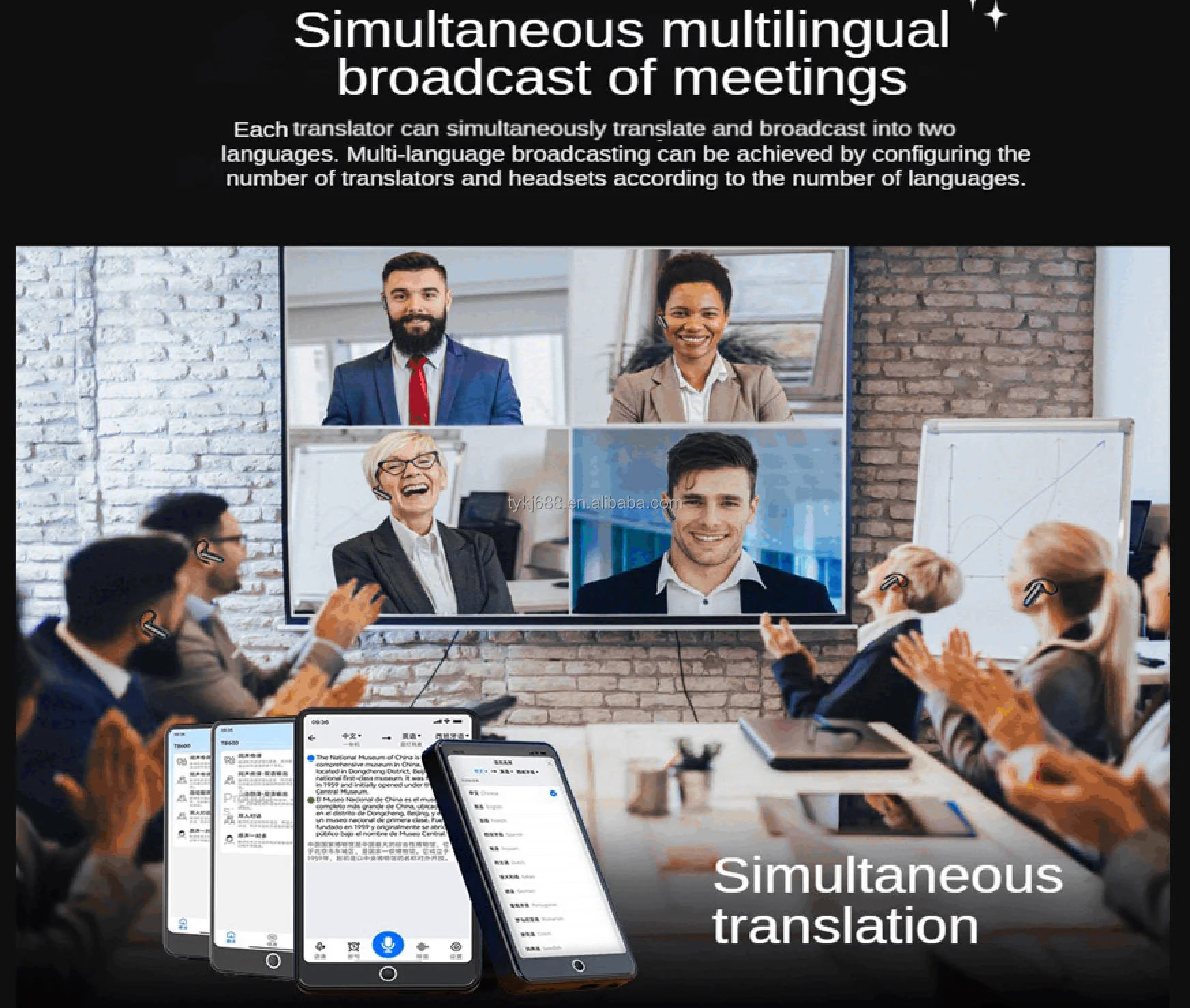 TINYAAM Two-Way Smart Hifi Earbuds - 47 Languages Translator