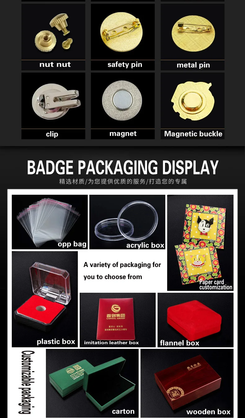 Cartoon Badges Custom Animation Character Badges Custom Medal Brooches ...