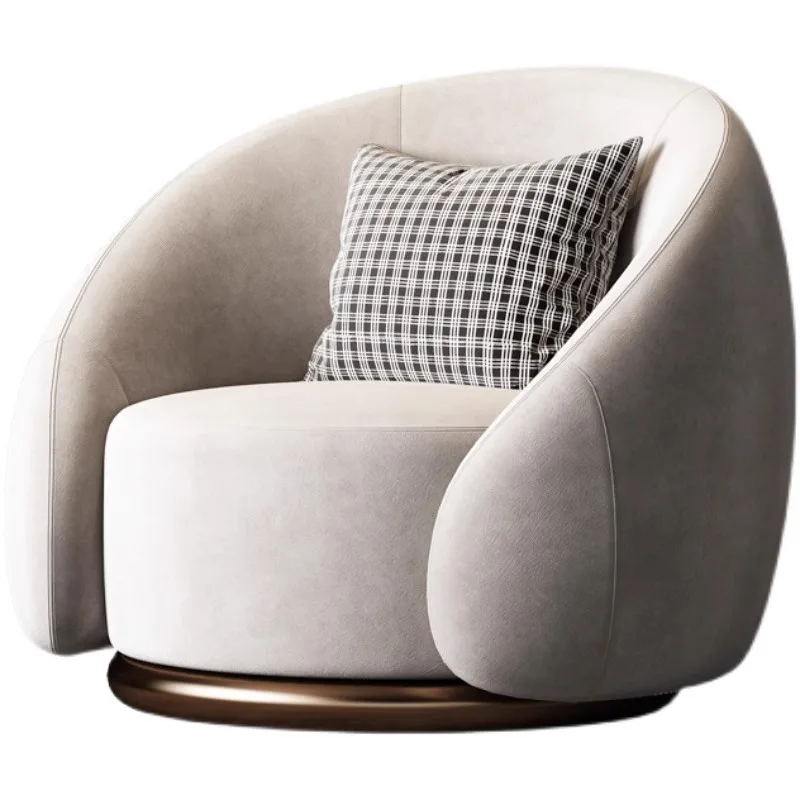 Light Luxury Leisure Designer Chair - Nordic Fabric Sofa