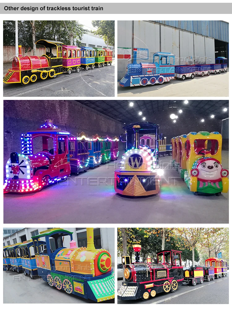 Train in Ocean - Attractive Mini Kiddie Trackless Train
