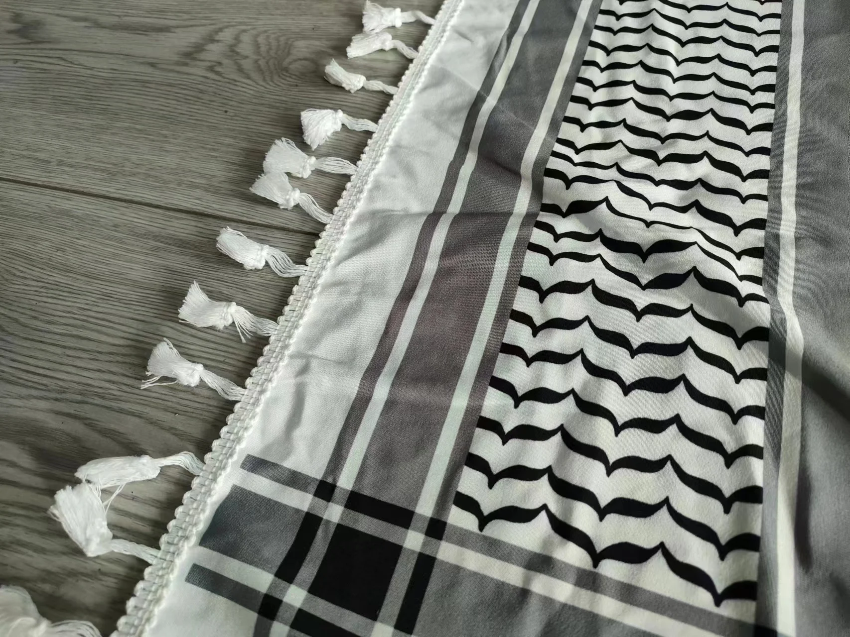 Keffiyeh Scarf Palestinian Hijab for Men - Digital Printing