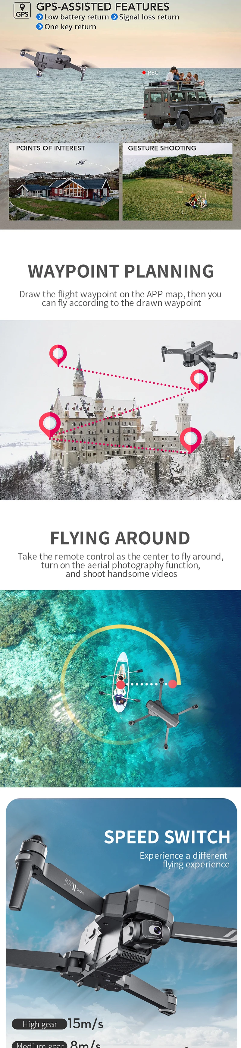 Drone F11s 4k Pro With 4k Camera And Gps 3km Wifi Eis 2-axis Anti-shake Gimbal Fpv Quadcopter ...