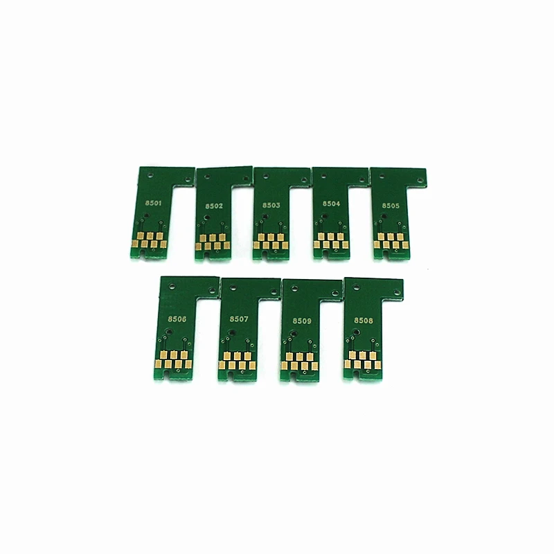 用于爱普生 Surecolor Sc P800 P807 P808 打印机的 9 色 T8501-t8509 Arc 自动复位芯片 - Buy ...