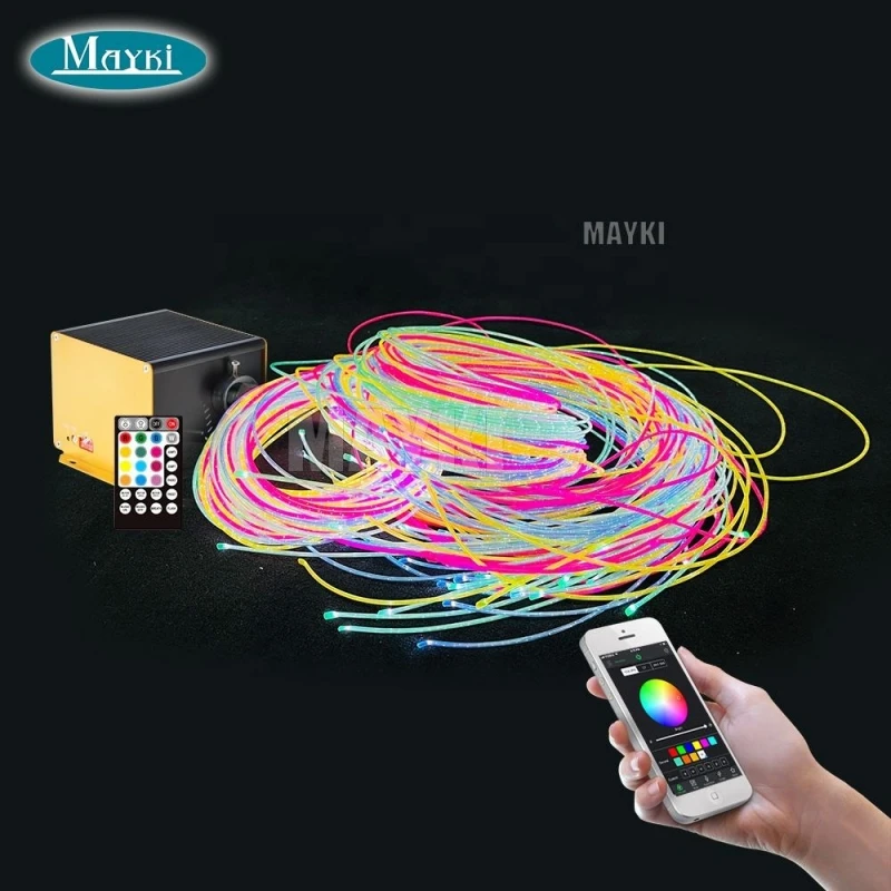 Sensory Integration Interactive UV Fiber Optics Kit 100 Strnds X 2m ...