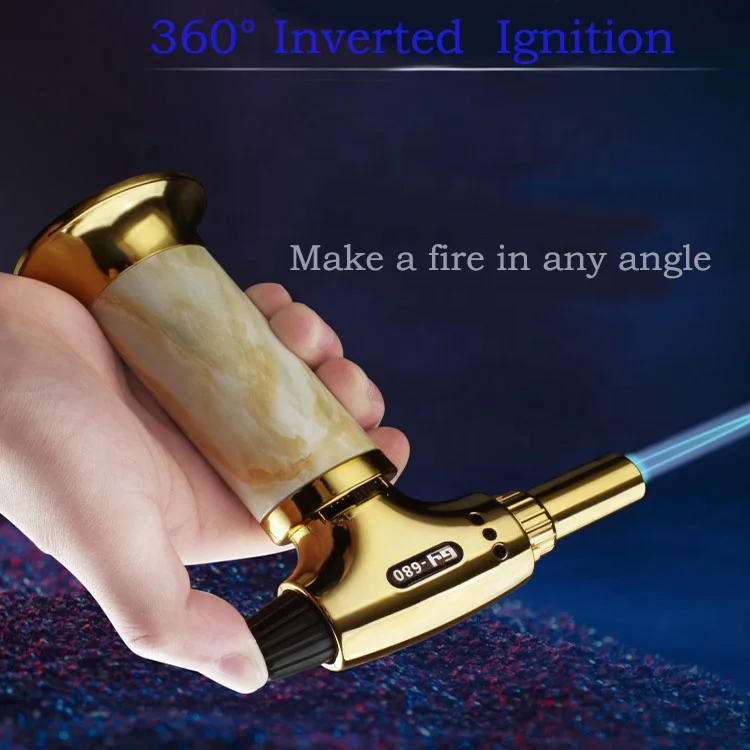 Adjustable Flame Refillable Mini Blow Torch Professional Kitchen ...