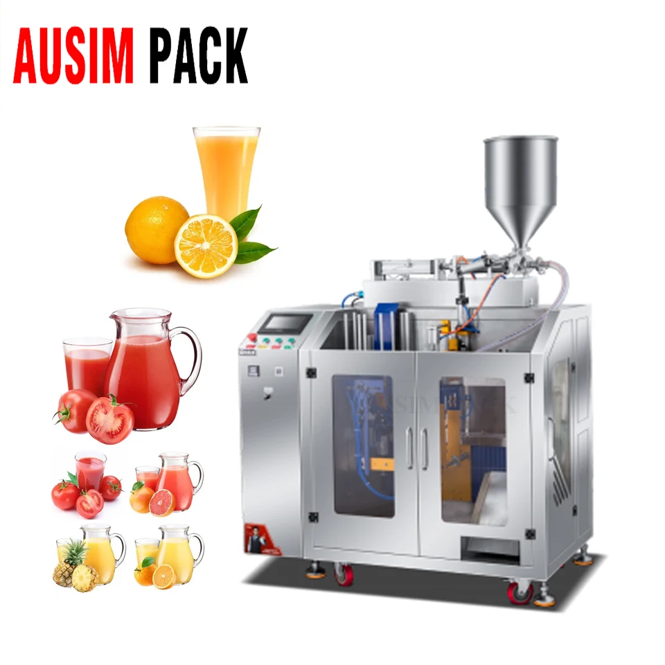 Ausim Pack Automatic Doypack Bag Stand up Pouch Packaging Detergent Oil ...