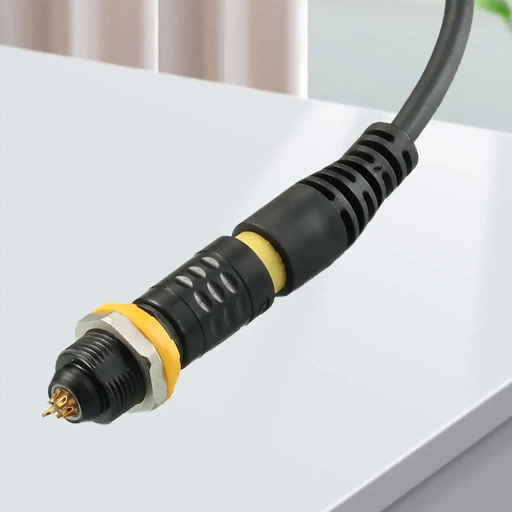 Oswell P Series Quick Self Locking System Plastic Pvc Cable Male Solder ...