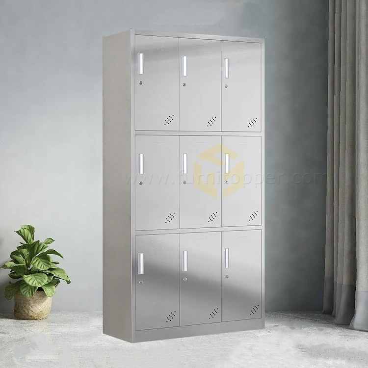 Hospital Locker Room Metal Wardrobe Cabinet Scientific Lab Personnel ...