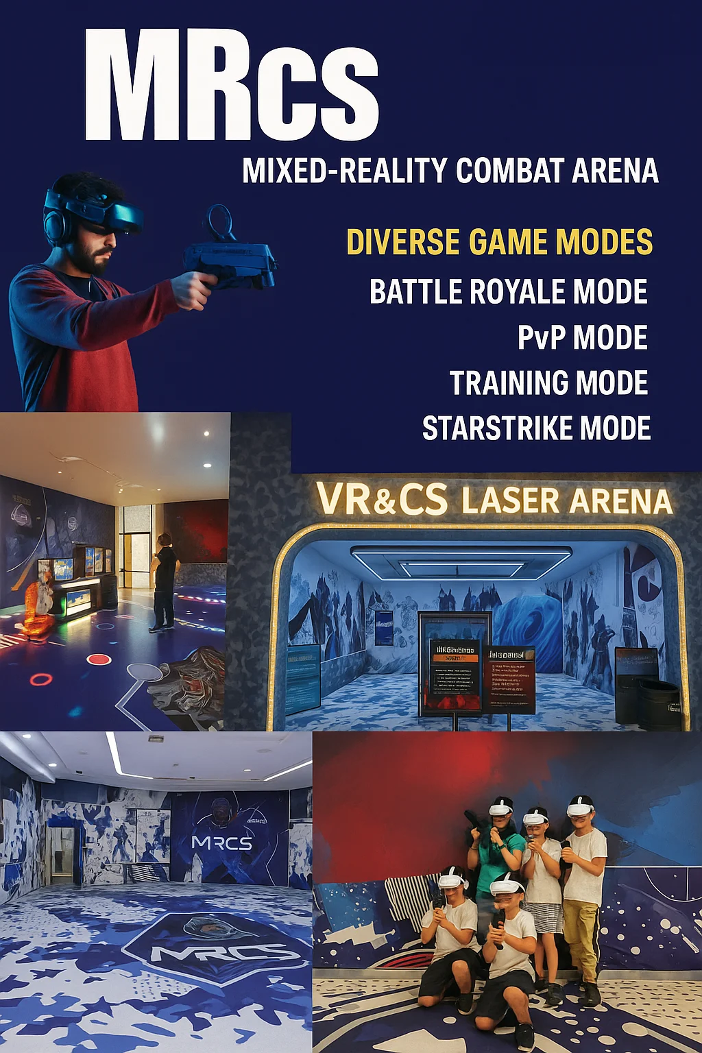 Factory Direct Mr Cs Mixed Reality Shooting Game System Vr Ar