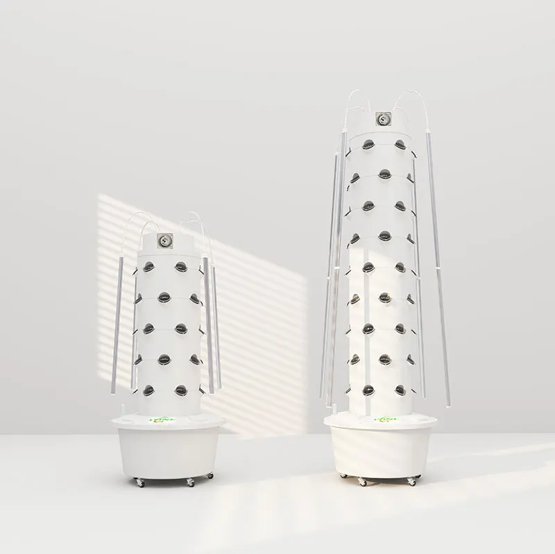 Vertical Farming Agricultural Hydroponics Tower System In Vegetables