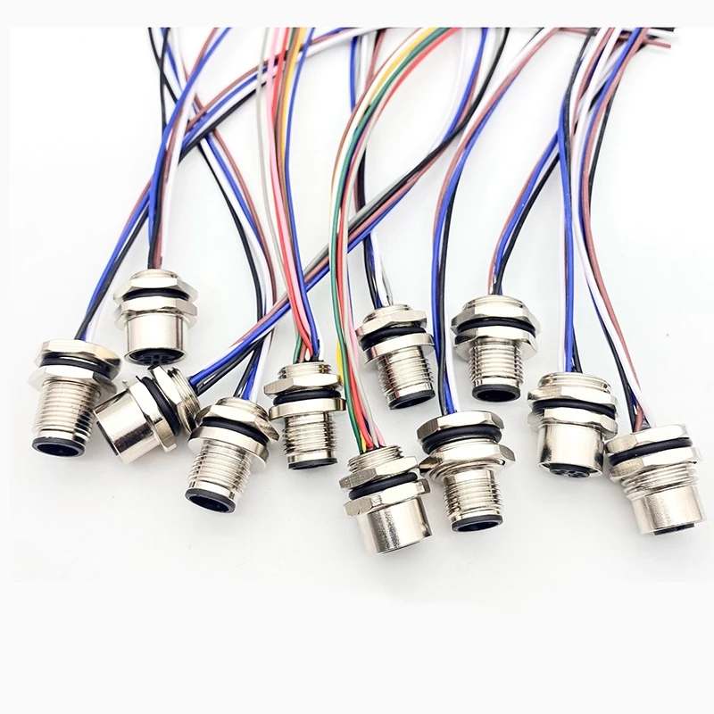 Electric Panel Mount Industry Male Female Protective Cover Connector ...
