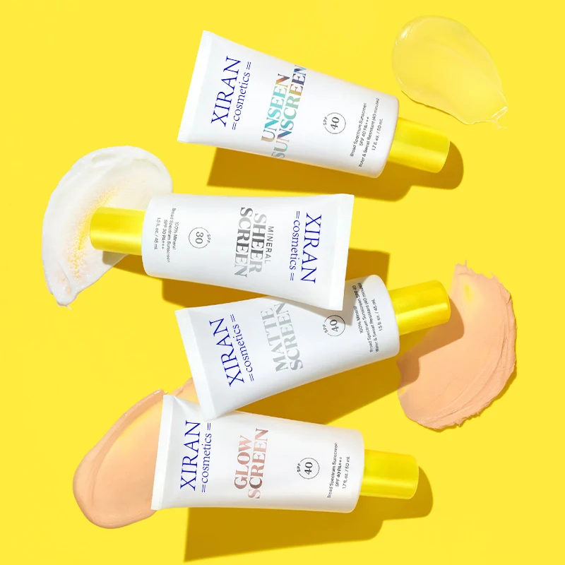 Natural Water Gel Type Transparent Sunscreen Waterproof Private Label ...