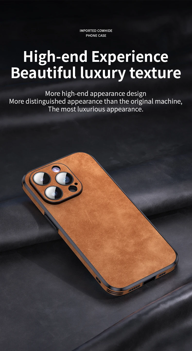 Luxury Designer Leather Phone Covers for Iphone 16 Pro Max