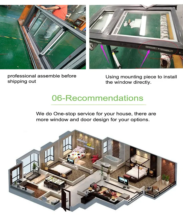 Champagne Color Aluminum Windows Double Glazed Windows - Buy Windows ...