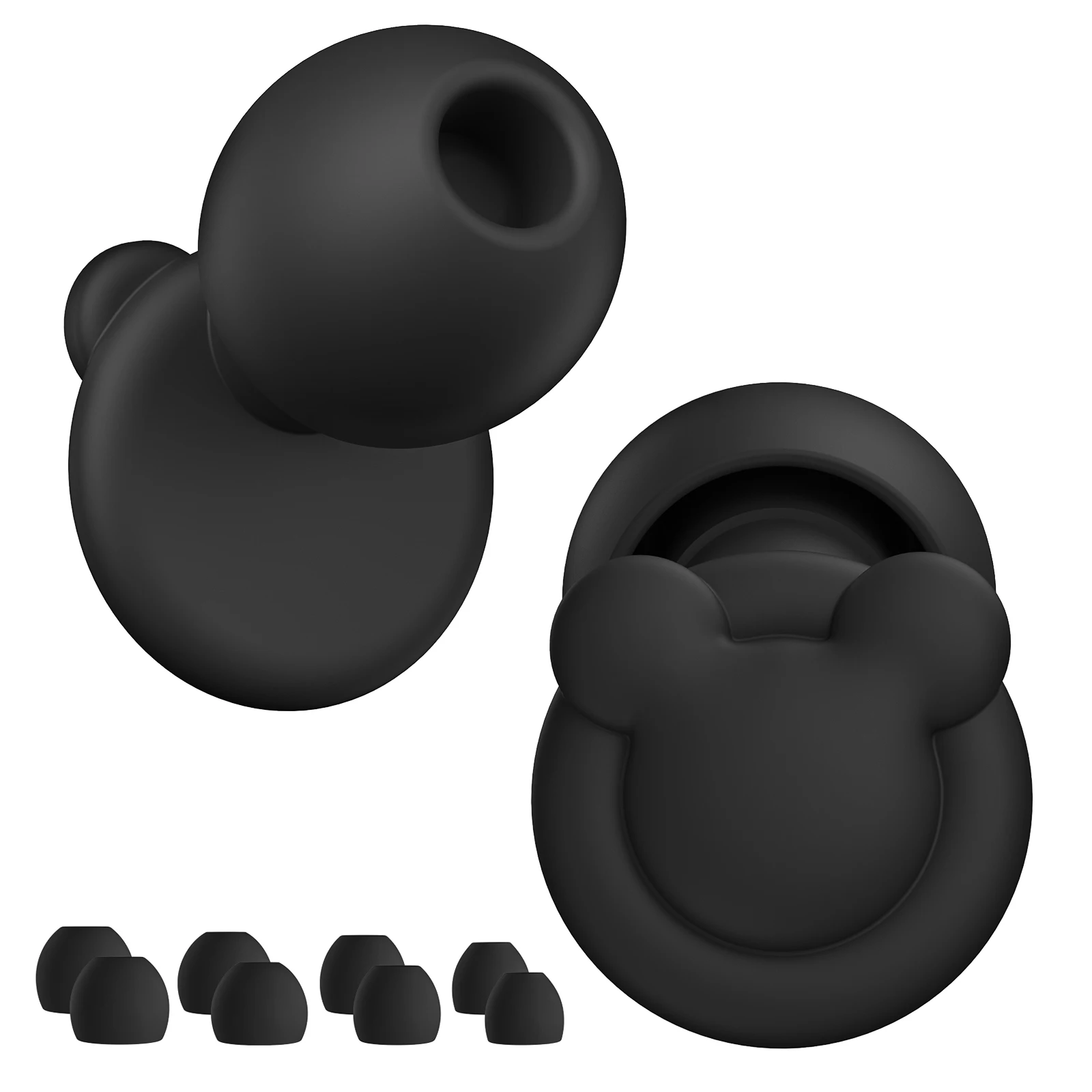 Silicone Ear Plug Earplugs Sleeping Personal Protective With Noise ...