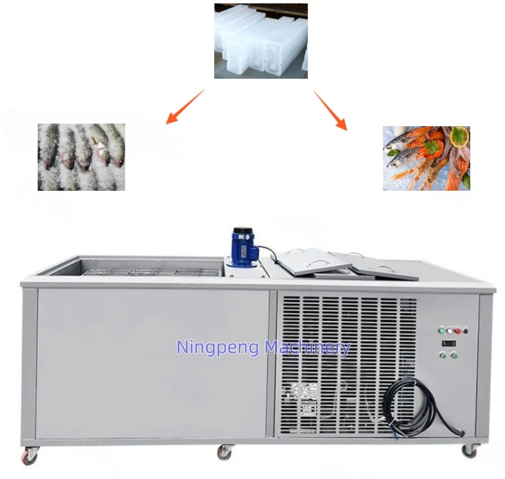 NP Brand Direct Cooling Industrial Ice Block Machine 110V/220V Air ...